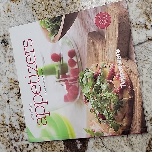 Other | Tupperware Cookbook Amazing Appetizers Using The Quick Chef Pro ...